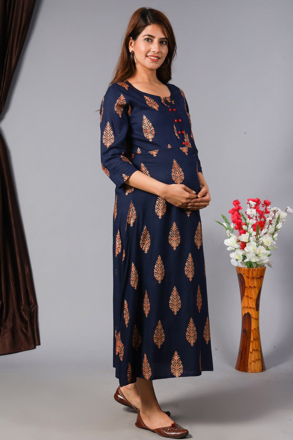 Night Dress For Pregnant Ladies | Maternity Feeding Gowns For Women ...